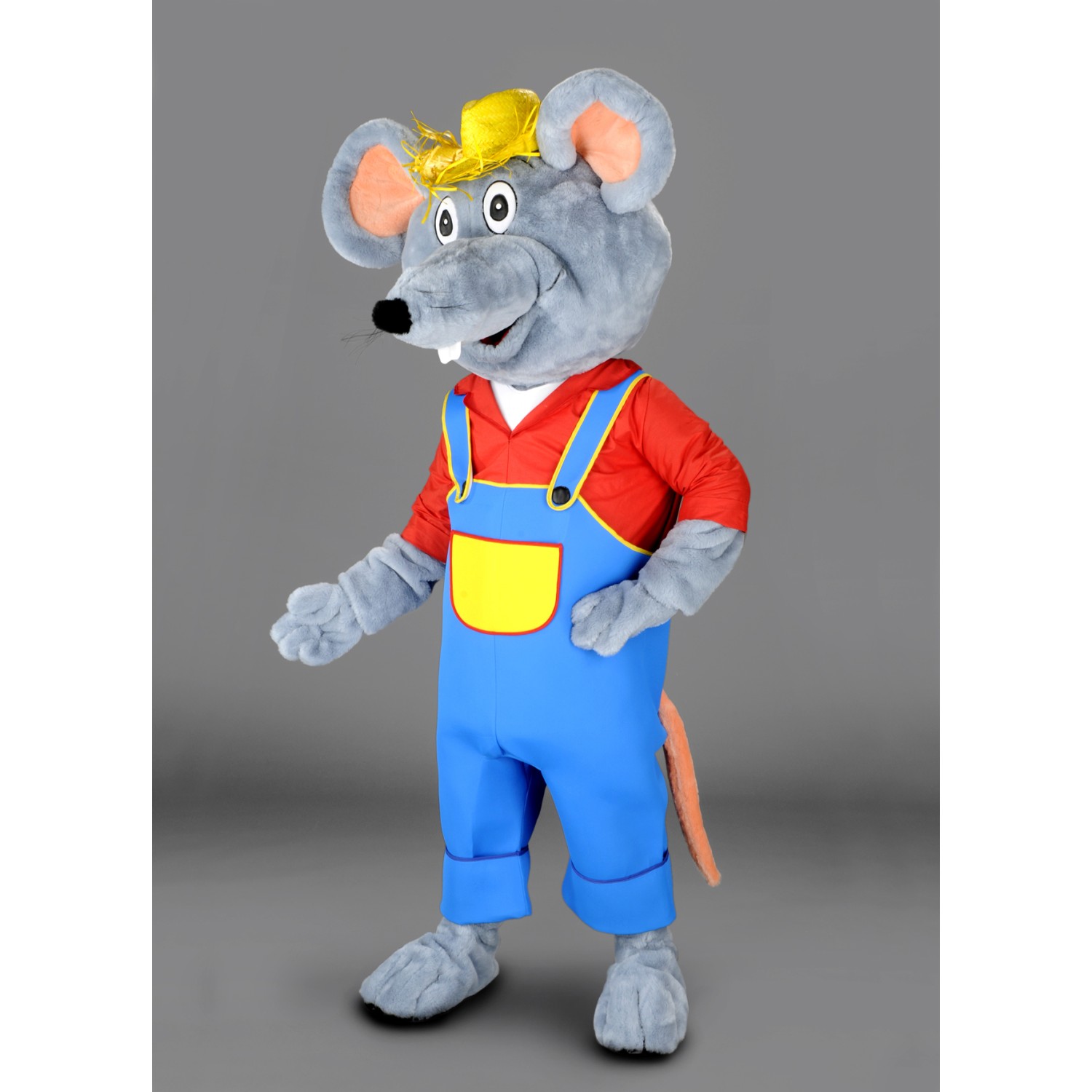 Farmer Mouse Mascot Costume