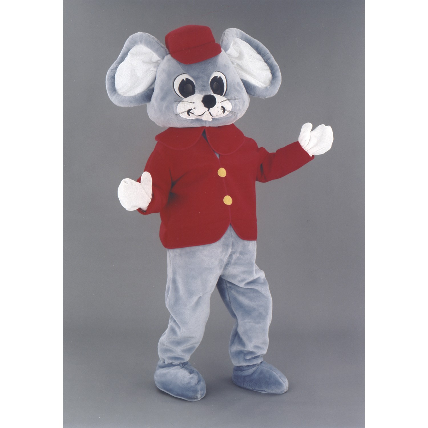 Bellboy Mouse Mascot Costume