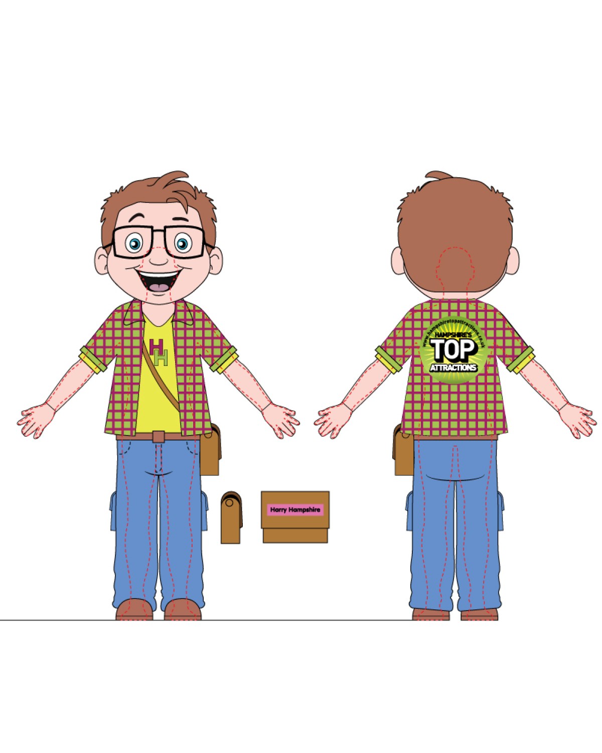 Custom Made Boy Mascot Costume